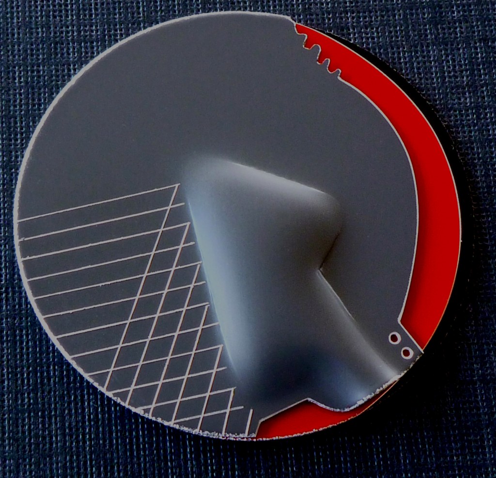 LaPlantz Studios » Blog Archive » Soft Arrow Brooch